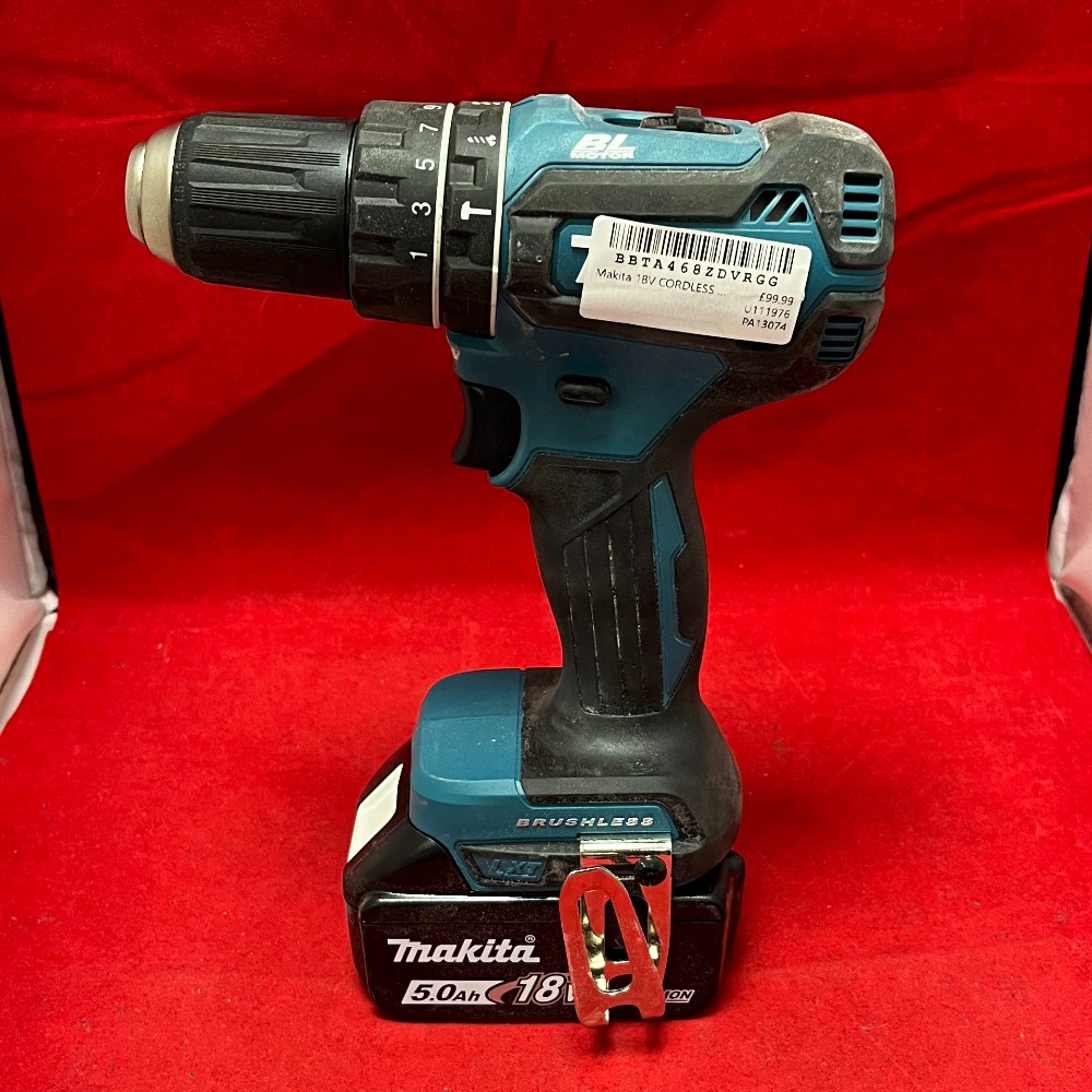 Pre-owned Makita DHP485 18V CORDLESS DRILL - Own4Less